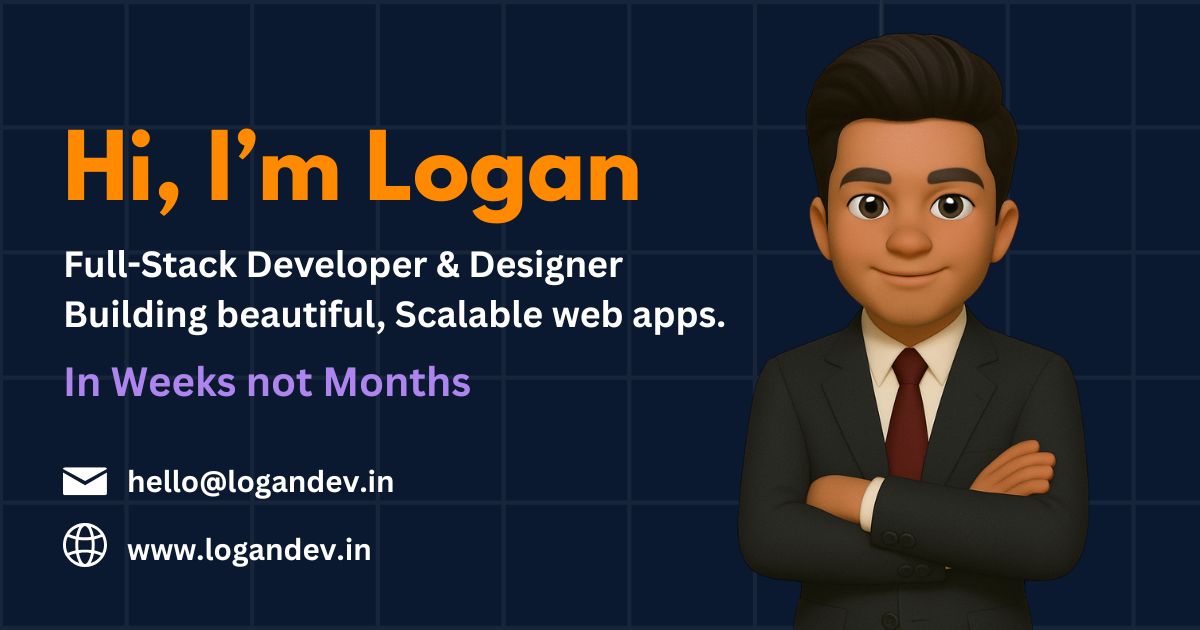 Logeshwaran | Logan Dev - Fullstack Developer & UI/UX Designer